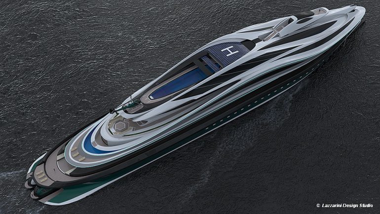 Swan-shaped superyacht concept from Lazzarini – Sailweb