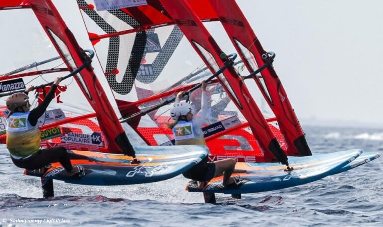 iQFOiL World Championships – Emma Wilson takes early lead – Sailweb