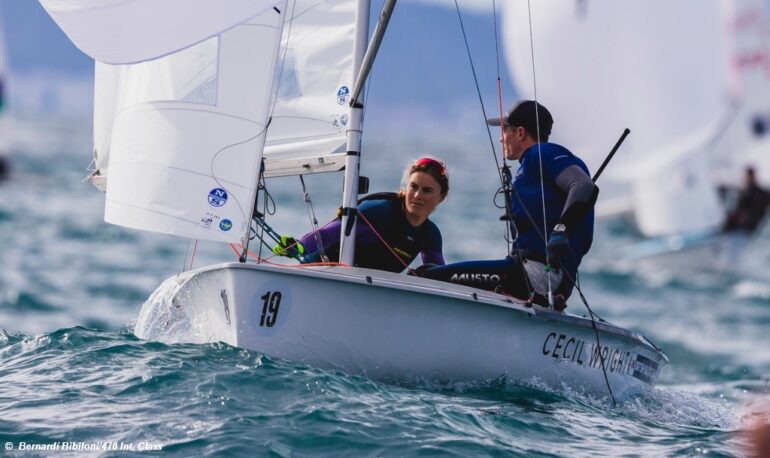470 World Championship – British teams start well in Mallorca – Sailweb