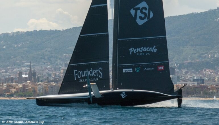 NYYC American Magic roll out and sail their new AC75 – Sailweb