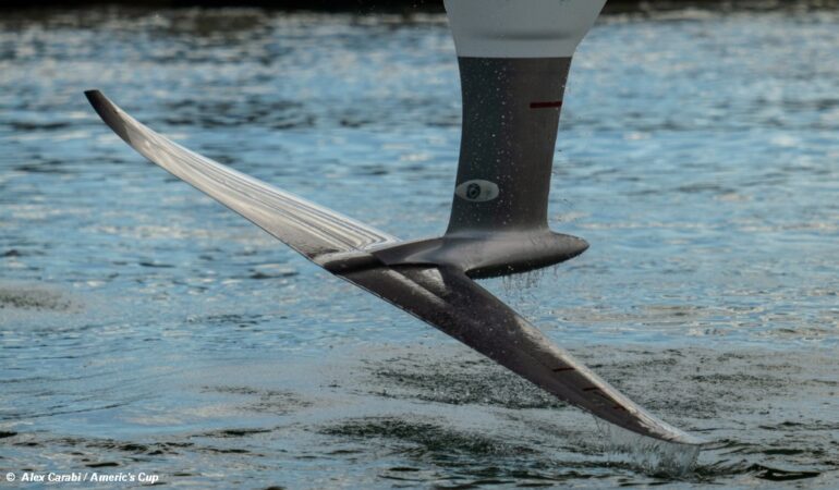 NYYC American Magic roll out and sail their new AC75 – Sailweb