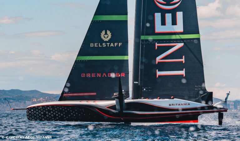 First Sail for INEOS Britannia’s AC75 – Sailweb