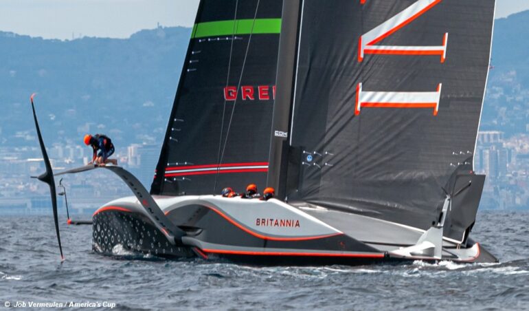 First Sail for INEOS Britannia’s AC75 – Sailweb