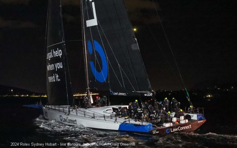 LawConnect take Line Honours in 2024 Rolex Sydney Hobart Yacht Race ...