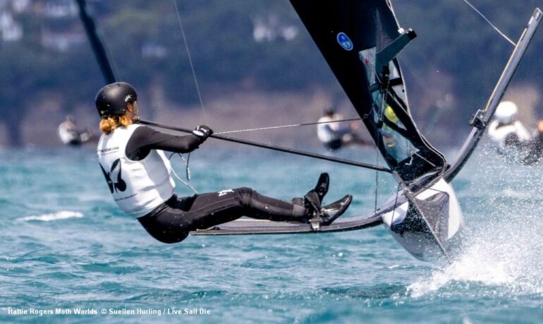 Moth Worlds Day 3 – Coutts and Pye faceoff in final series – Sailweb