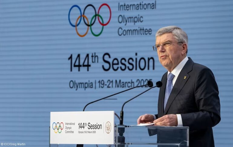IOC President Thomas Bach opens 144th IOC Session & Presidential ...
