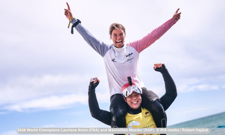 Formula Kite Worlds - Nolot and Maeder are 2026 Champions - Sailweb